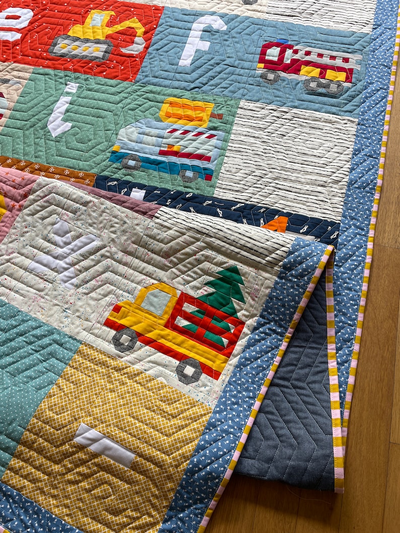 PDF Quilt Block Pattern Quad Vehicle Quilt - Etsy