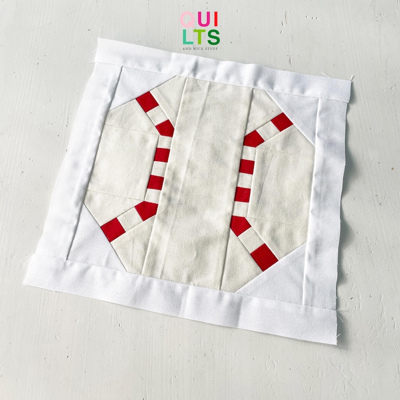 PDF Quilt Block Pattern – Baseball – Sport Quilt - Etsy