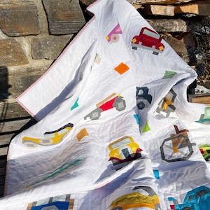 PDF Quilt Block Pattern – Vehicle Quilt – Classic Car 16 - Etsy