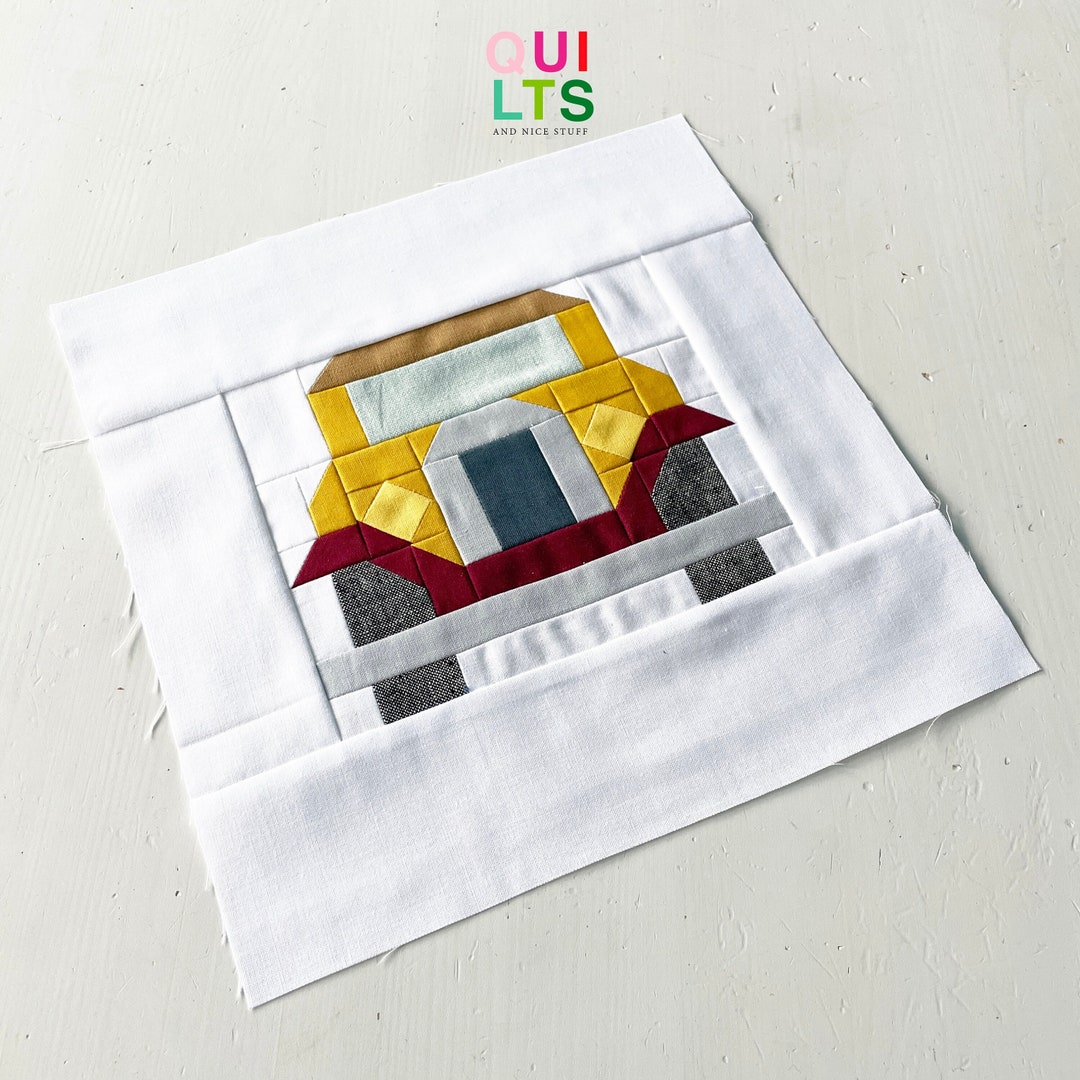 PDF Quilt Block Pattern – Vehicle Quilt – Classic Car 1 - Etsy