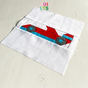NEW PDF Quilt Block Pattern Racing Car Vehicle Quilt - Etsy