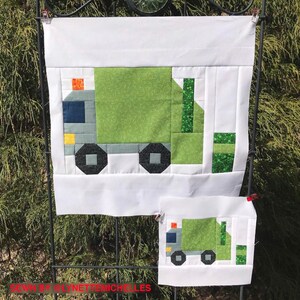 PDF Quilt Block Pattern – Garbage Truck With Bin – Vehicle Quilt - Etsy