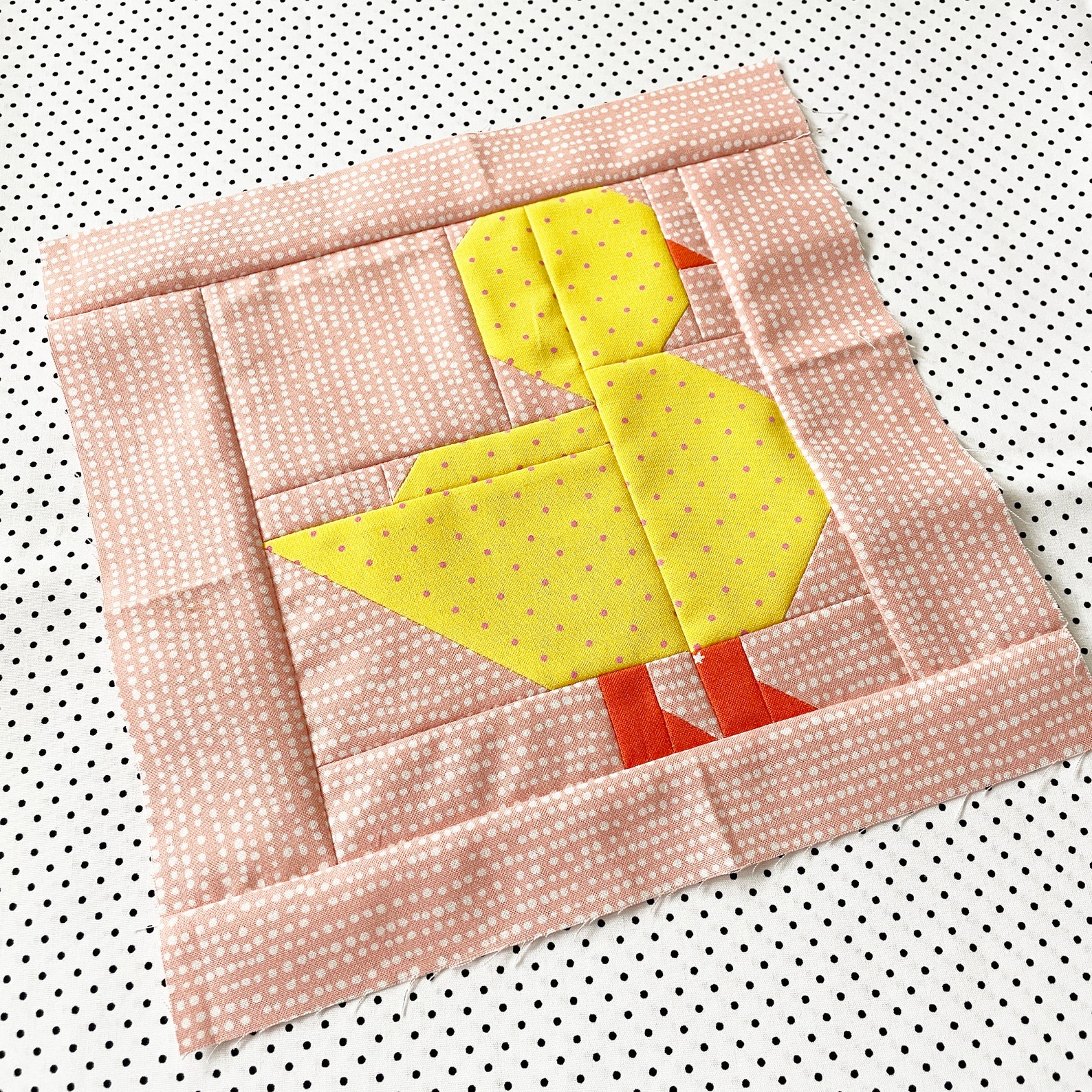 PDF Quilt Block Pattern – Chick – Animal Quilt - Etsy