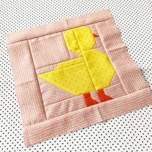 PDF Quilt Block Pattern – Chick – Animal Quilt - Etsy