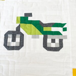 PDF Quilt Block Pattern – Motorbike – Vehicle Quilt - Etsy