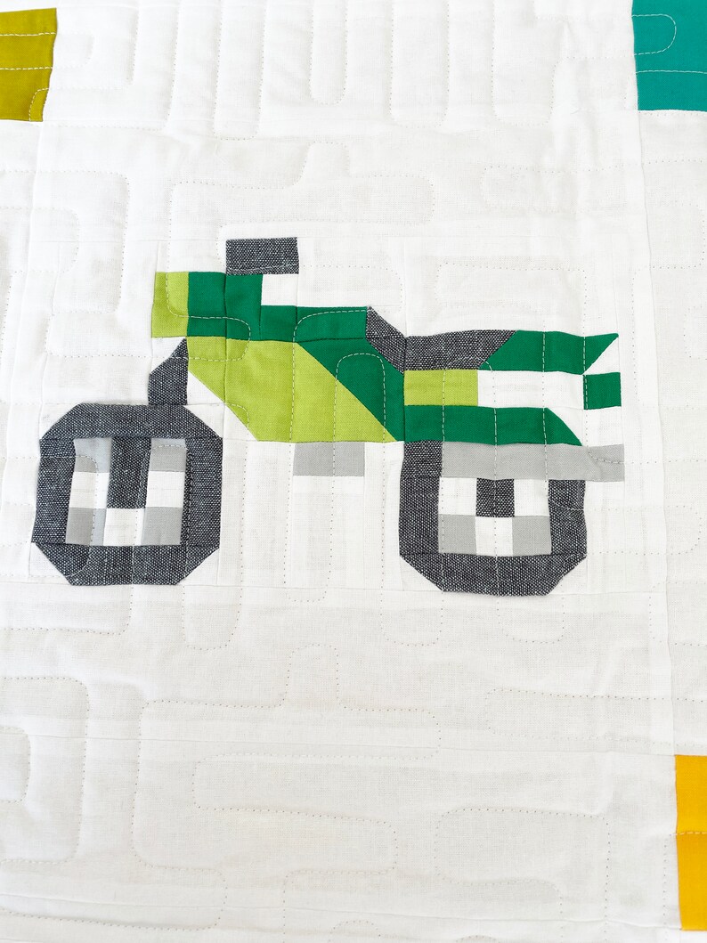 PDF Quilt Block Pattern Motorbike Vehicle Quilt - Etsy