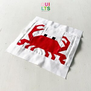 PDF Quilt Block Pattern – Crab – Underwater Quilt - Etsy