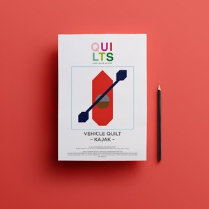 PDF Quilt Block Pattern – Kayak – Vehicle Quilt - Etsy