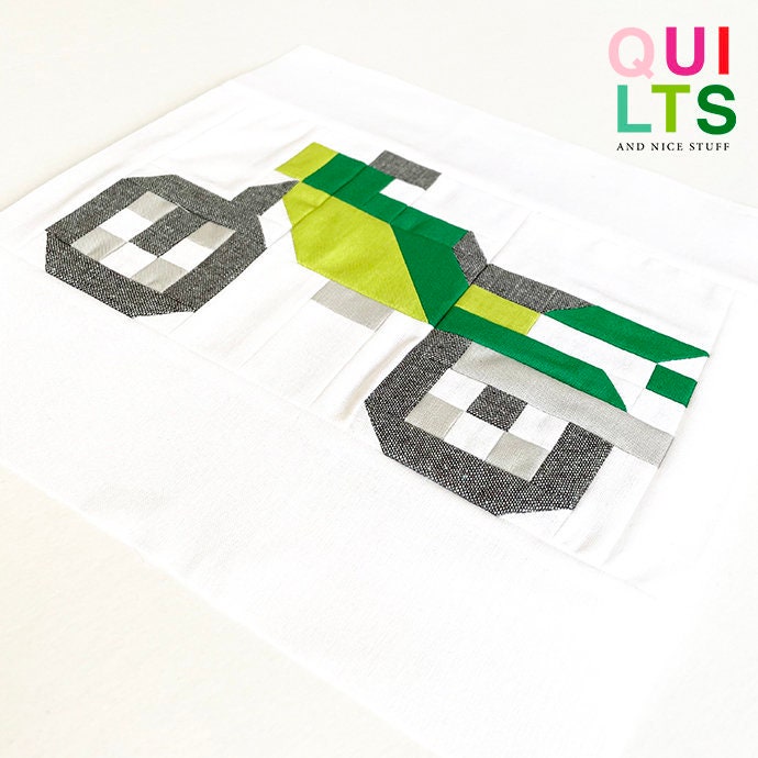 PDF Quilt Block Pattern Motorbike Vehicle Quilt - Etsy