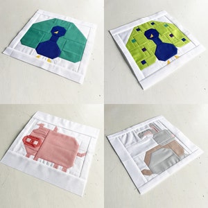 Animal Quilt Block Pattern Bundle - Etsy