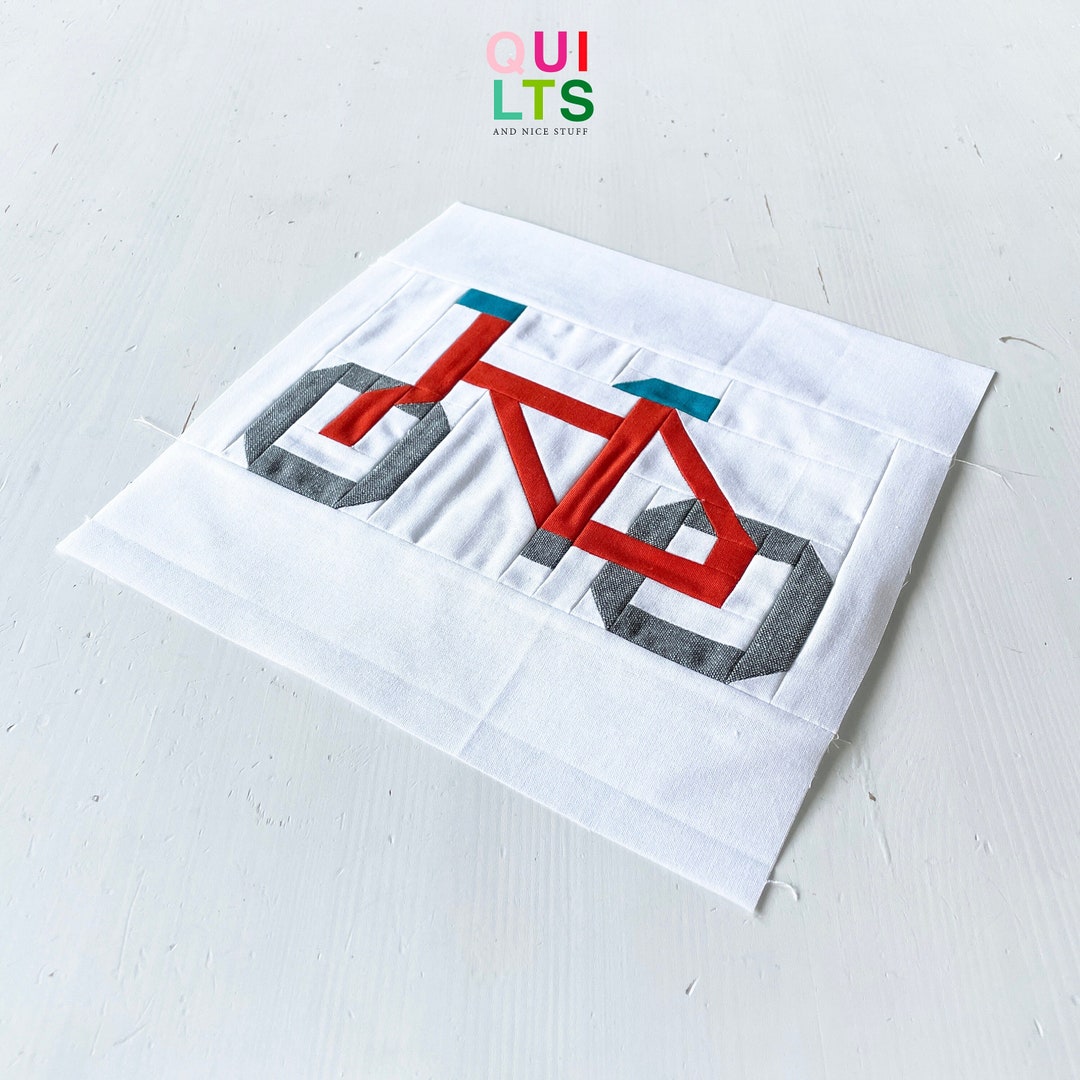 PDF Quilt Block Pattern – Bike – Vehicle Quilt - Etsy