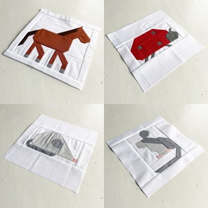 Animal Quilt Block Pattern Bundle - Etsy