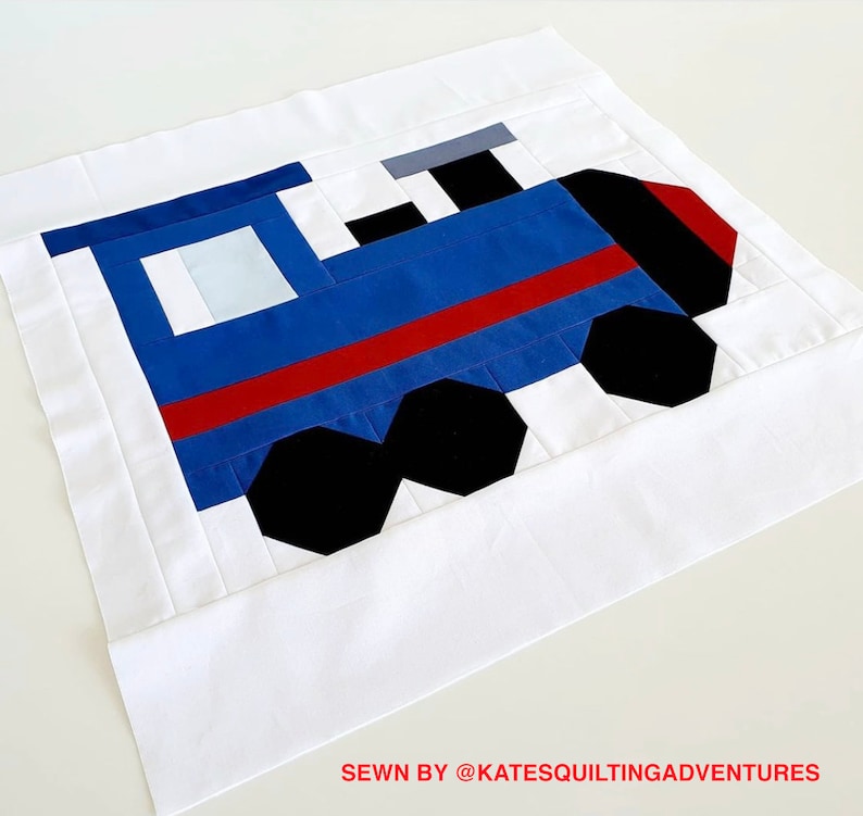 PDF Quilt Block Pattern – Locomotive – Vehicle Quilt - Etsy UK