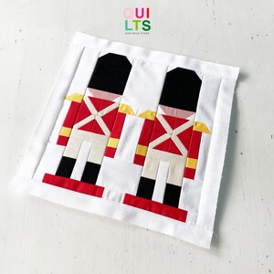 PDF Quilt Block Pattern – Tin Soldiers – Christmas Quilt – Christmas ...