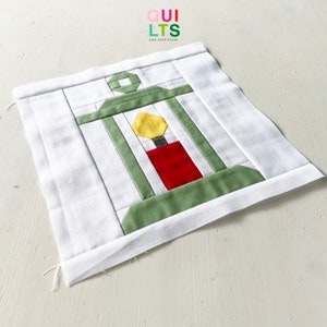 PDF Quilt Block Pattern – Lantern – Christmas Quilt – Christmas Present ...