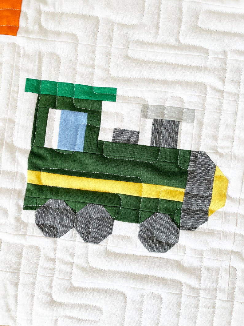 PDF Quilt Block Pattern Locomotive Vehicle Quilt - Etsy