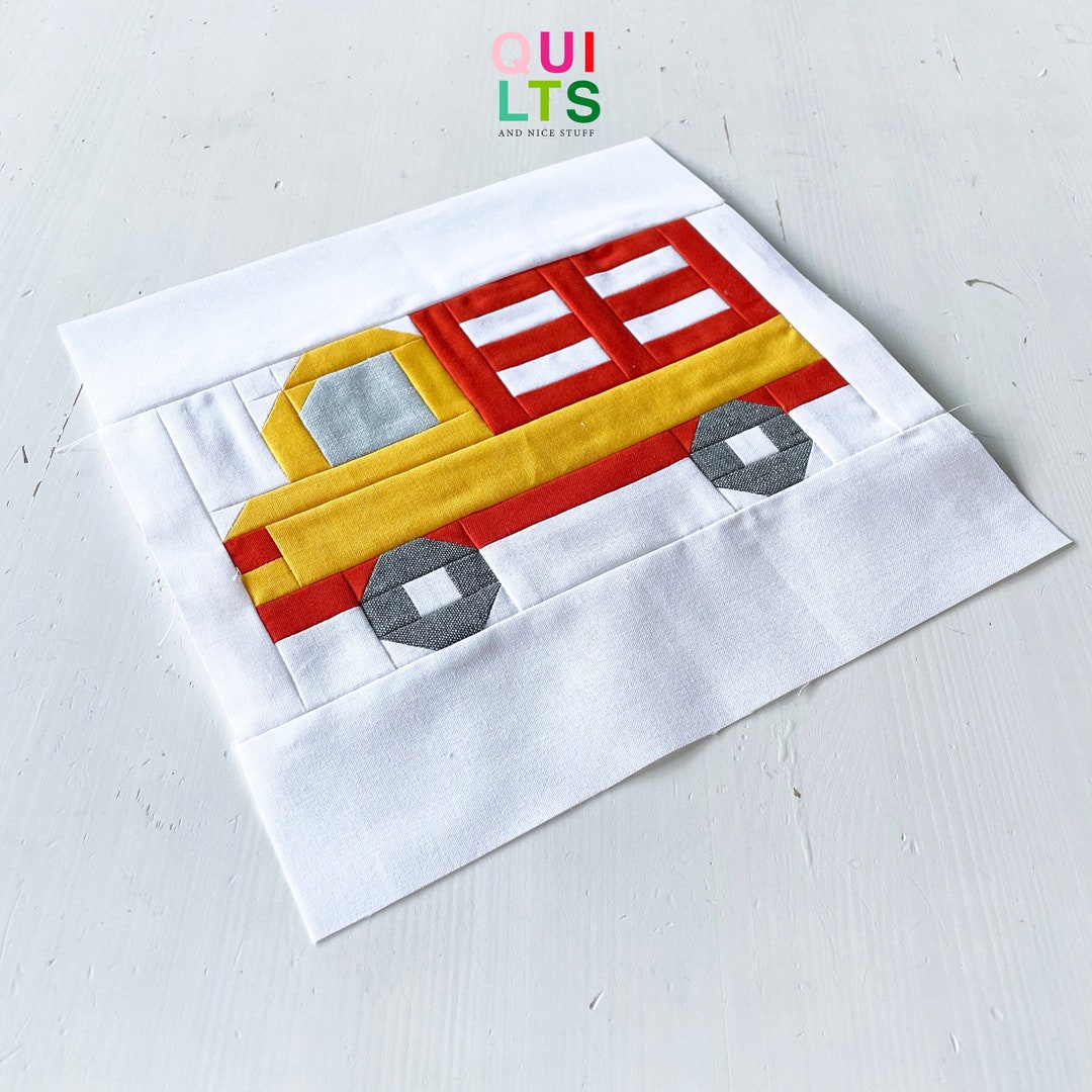 PDF Quilt Block Pattern – Hay Wagon – Vehicle Quilt - Etsy