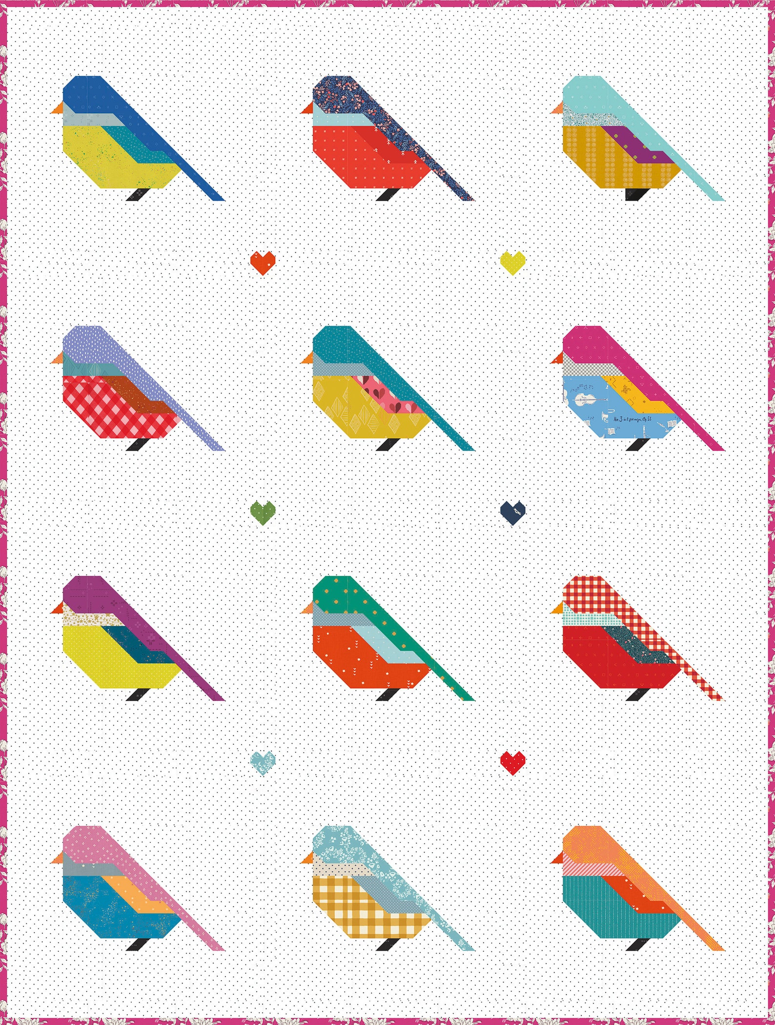 PDF Quilt Block Pattern – Bird – Animal Quilt - Etsy