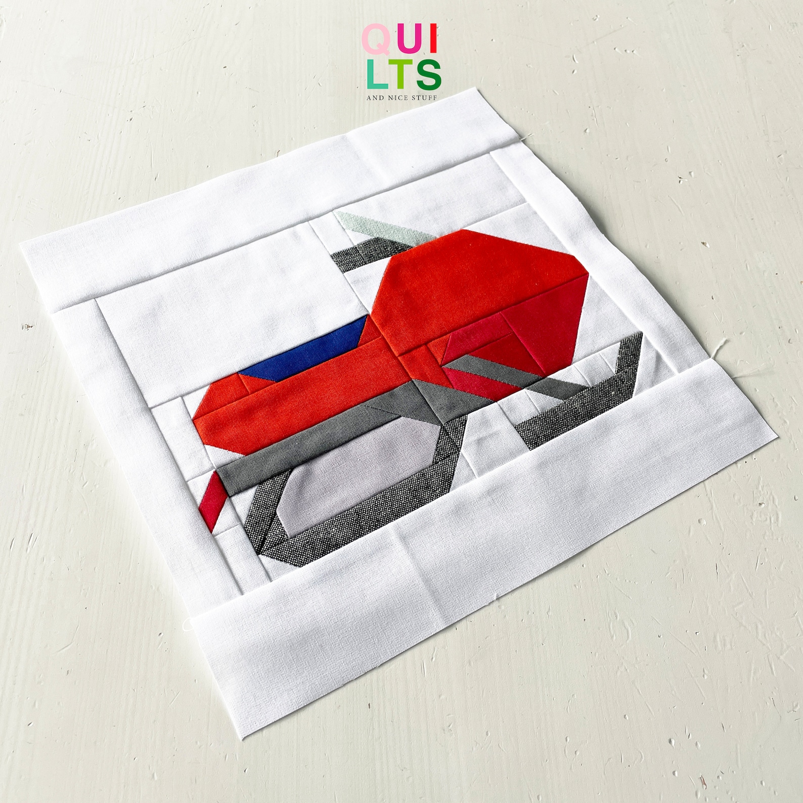 PDF Quilt Block Pattern – Ski Mobile – Vehicle Quilt - Etsy