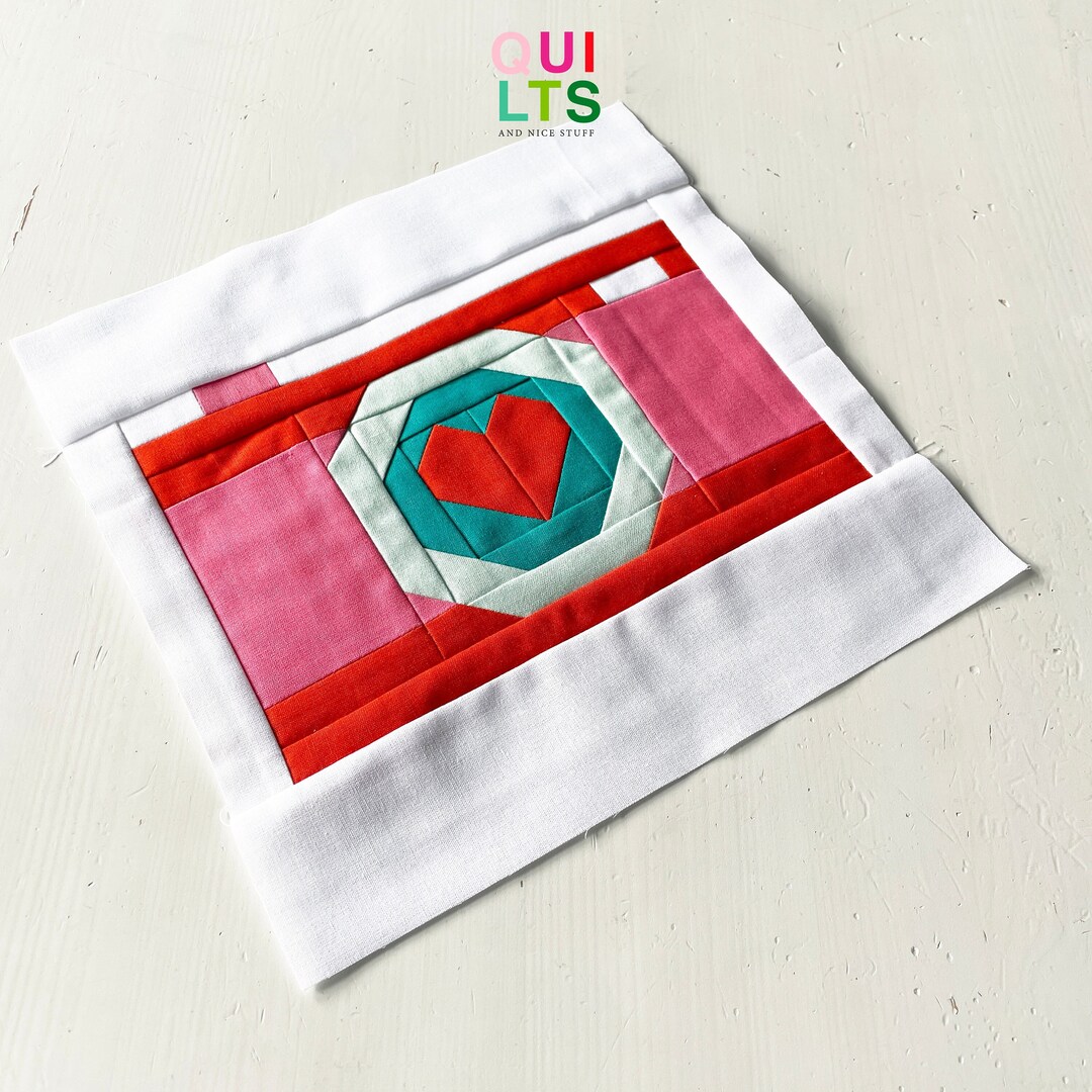 NEW! PDF Quilt Block Pattern – Camera – Valentine Quilt – Valentine's ...