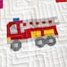 PDF Quilt Block Pattern Fire Truck Vehicle Quilt - Etsy