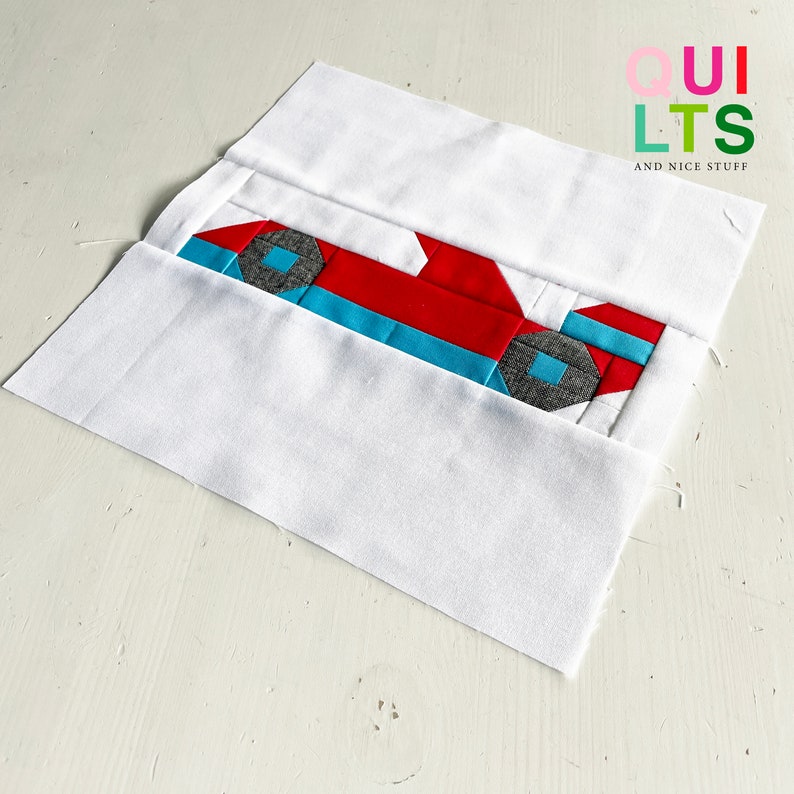 NEW PDF Quilt Block Pattern Racing Car Vehicle Quilt - Etsy