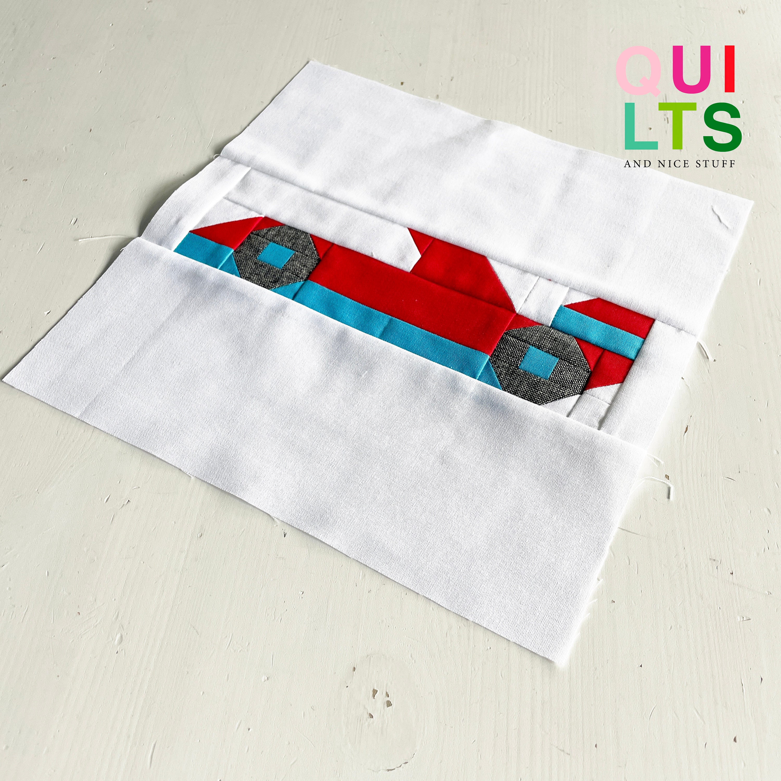NEW PDF Quilt Block Pattern Racing Car Vehicle Quilt - Etsy