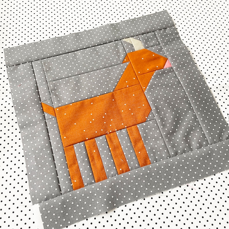 PDF Quilt Block Pattern Goat Animal Quilt - Etsy