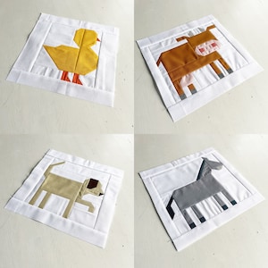 Animal Quilt Block Pattern Bundle - Etsy
