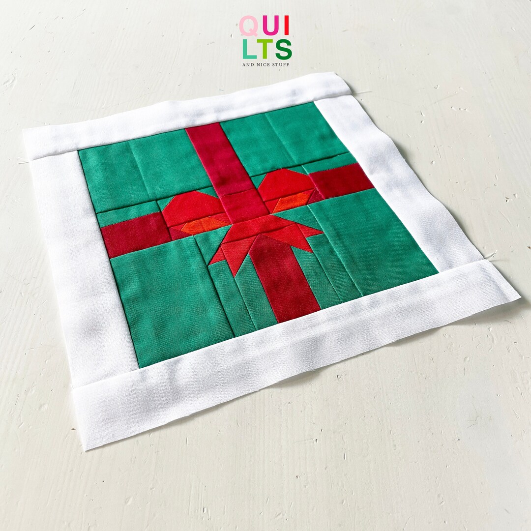 PDF Quilt Block Pattern – Gift – Christmas Quilt – Christmas Present - Etsy