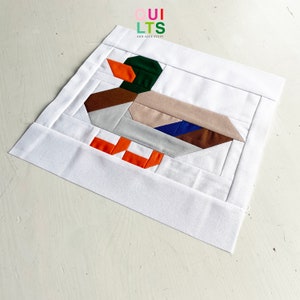 PDF Quilt Block Pattern – Duck – Animal Quilt - Etsy
