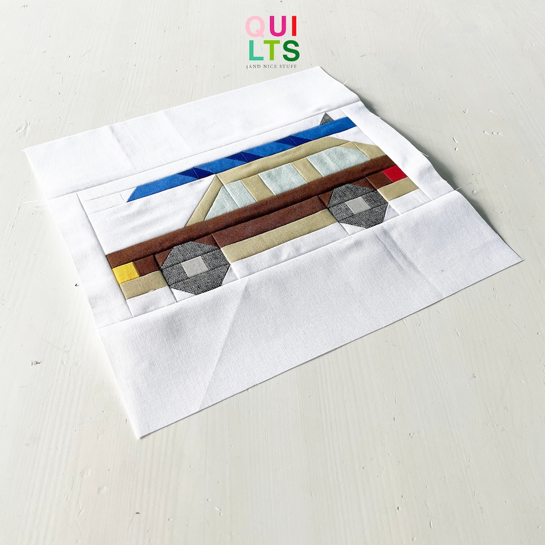 PDF Quilt Block Pattern – Family Car – Vehicle Quilt - Etsy