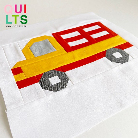 PDF Quilt Block Pattern Hay Wagon Vehicle Quilt - Etsy