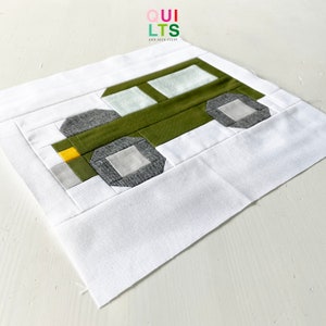 PDF Quilt Block Pattern – Off-road Car – Vehicle Quilt - Etsy