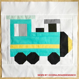 PDF Quilt Block Pattern – Locomotive – Vehicle Quilt - Etsy