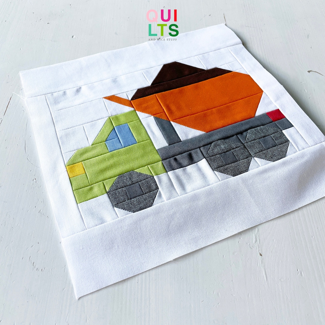 PDF Quilt Block Pattern – Dump Truck – Vehicle Quilt - Etsy