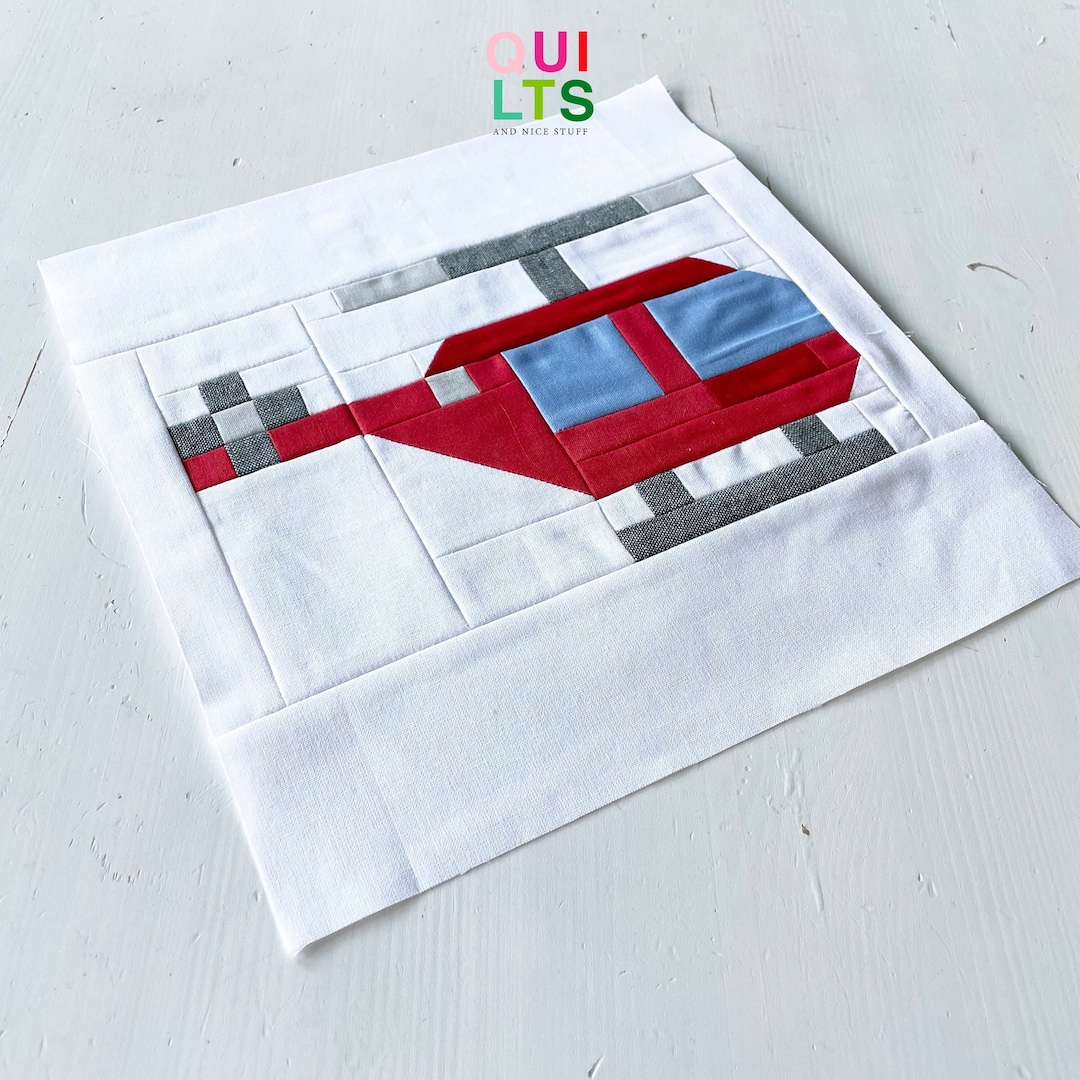 PDF Quilt Block Pattern – Helicopter – Vehicle Quilt - Etsy