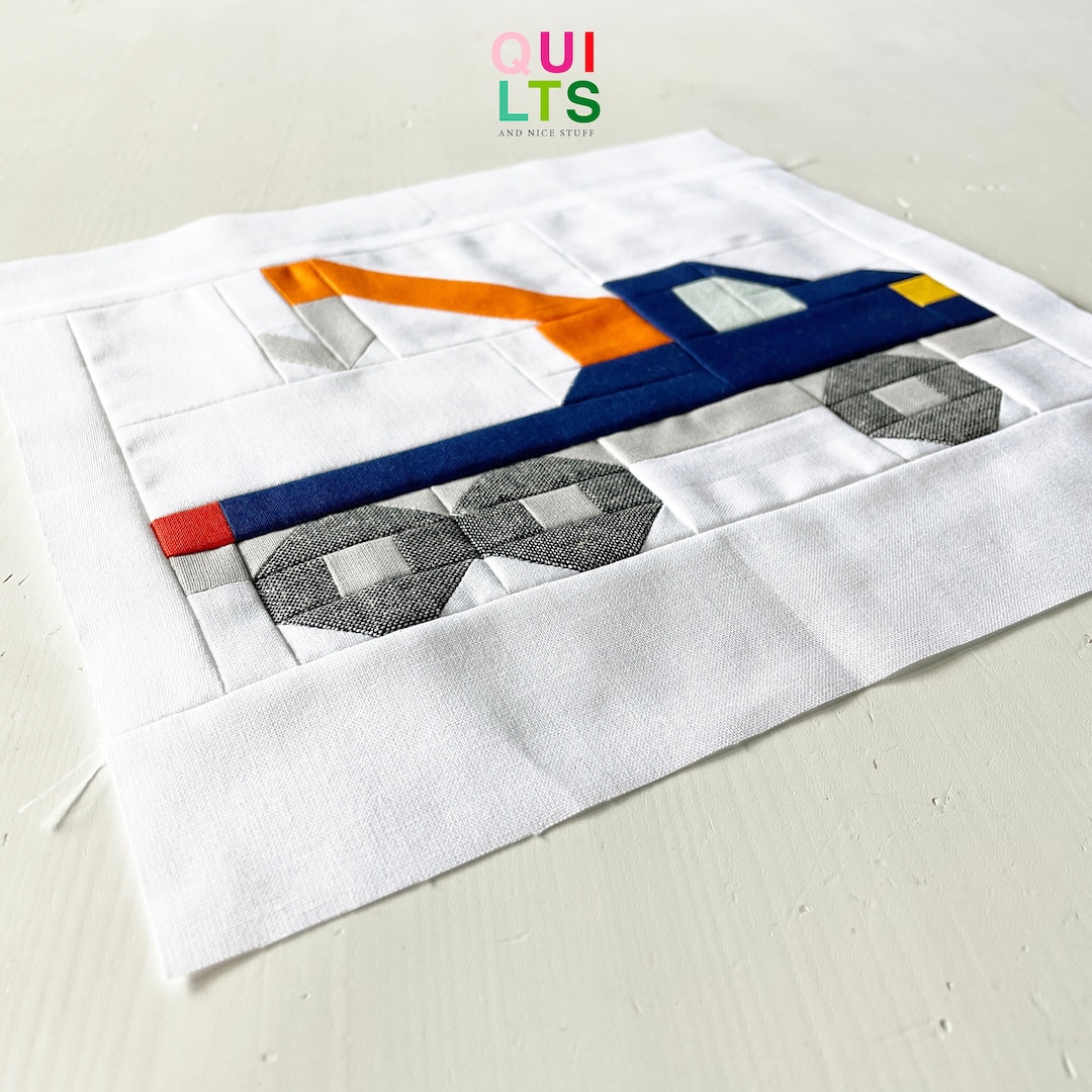 PDF Quilt Block Pattern – Tow Truck – Vehicle Quilt - Etsy