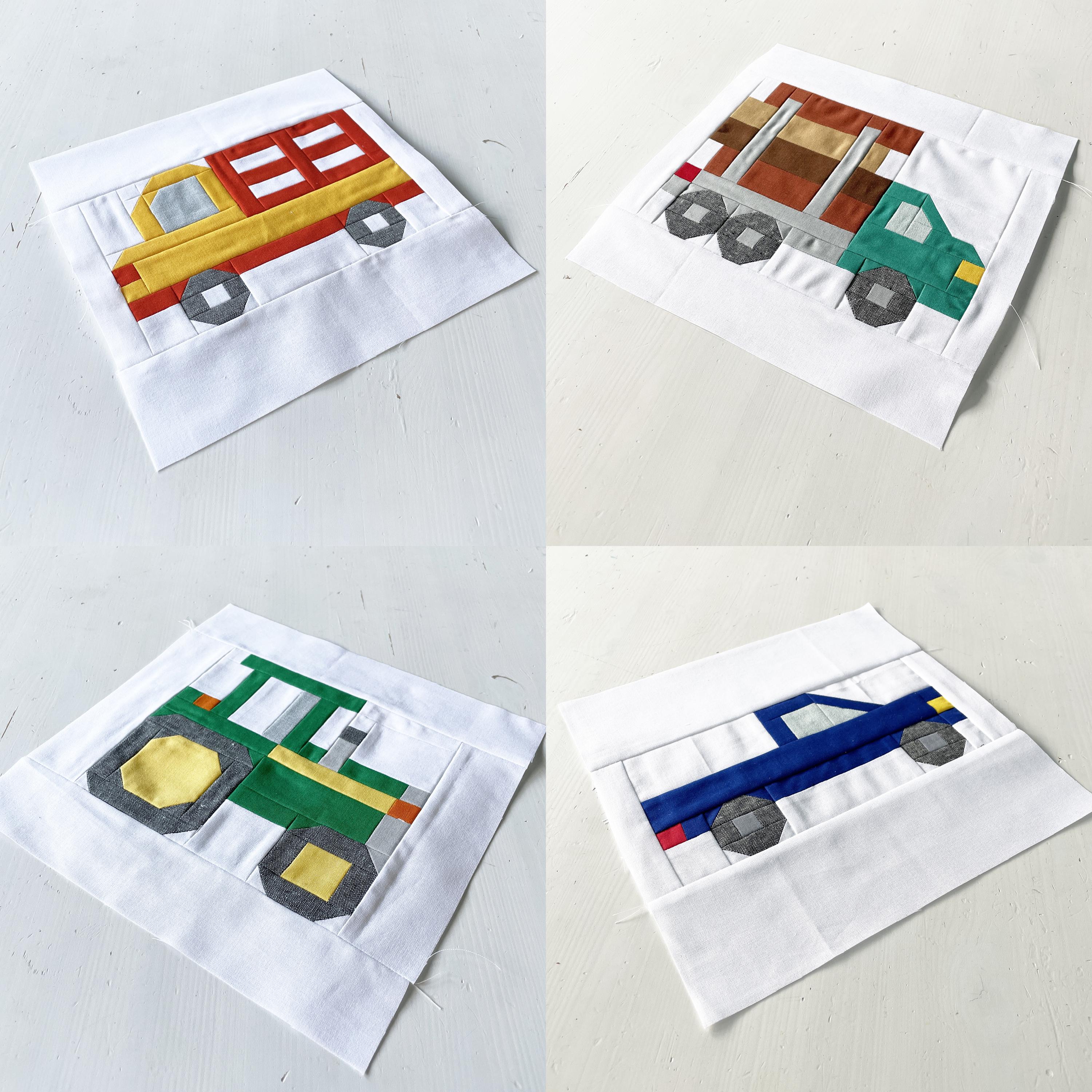 20 Farmland Vehicle Quilt Block Pattern Bundle - Etsy