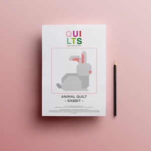 PDF Quilt Block Pattern – Rabbit – Animal Quilt - Etsy