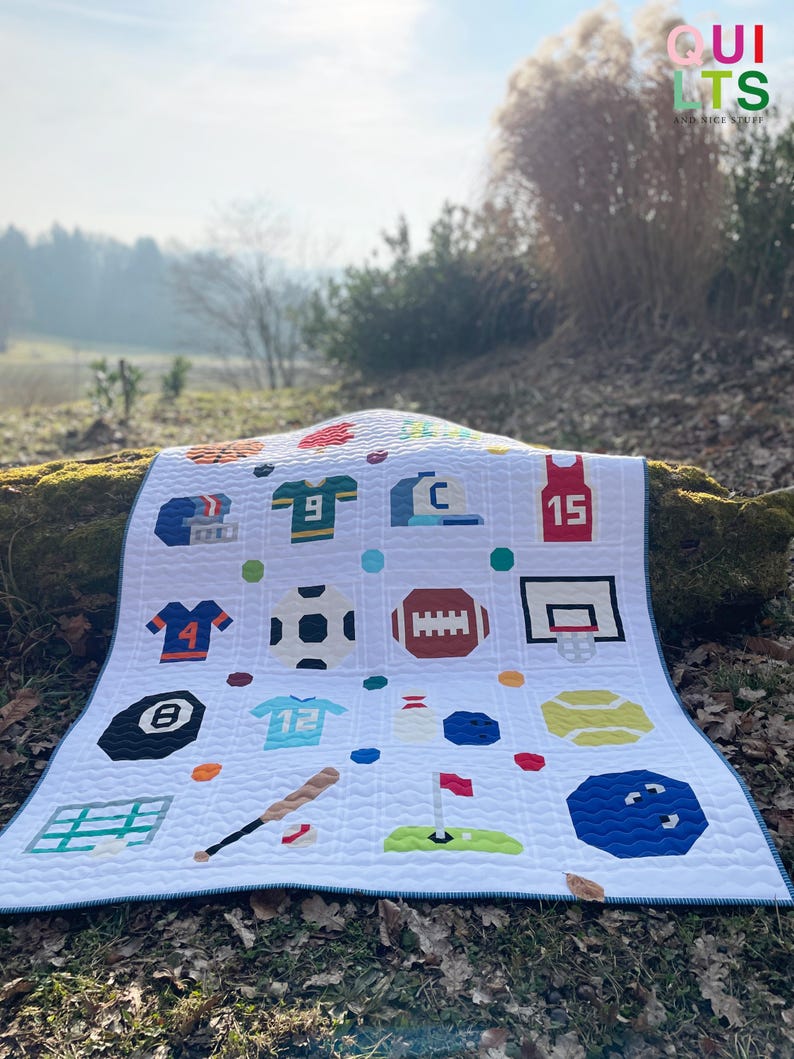 PDF Quilt Block Pattern – Ice Hockey Skate – Sport Quilt - Etsy