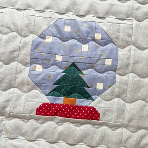 PDF Quilt Block Pattern – Snow Globe – Christmas Quilt – Christmas ...
