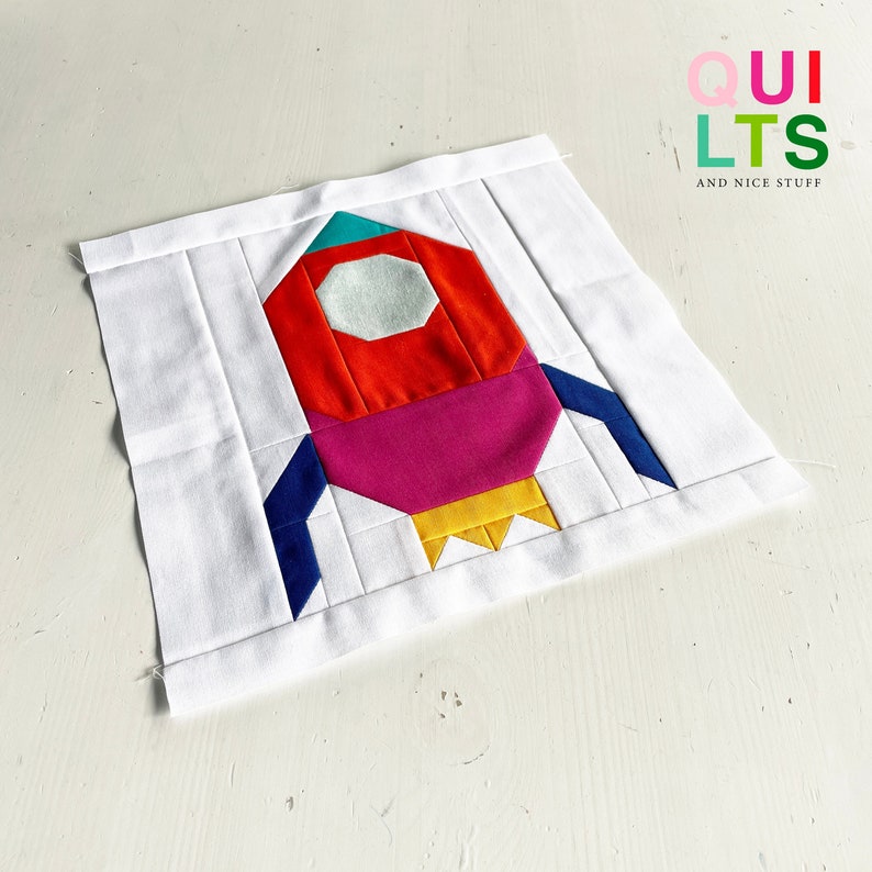 NEW PDF Quilt Block Pattern Rocket Vehicle Quilt - Etsy