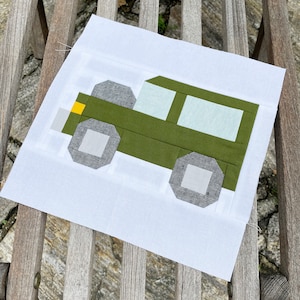 PDF Quilt Block Pattern – Off-road Car – Vehicle Quilt - Etsy