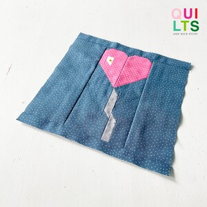 NEW! PDF Quilt Block Pattern – Heart Balloon – Valentine Quilt ...