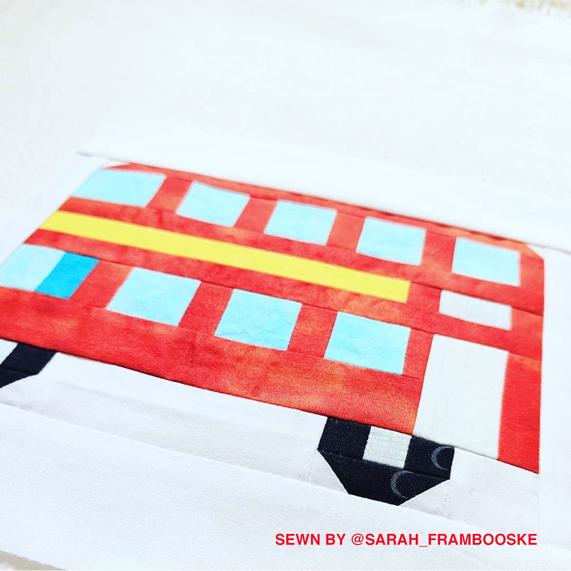 PDF Quilt Block Pattern Doubledecker Bus Vehicle Quilt | Etsy