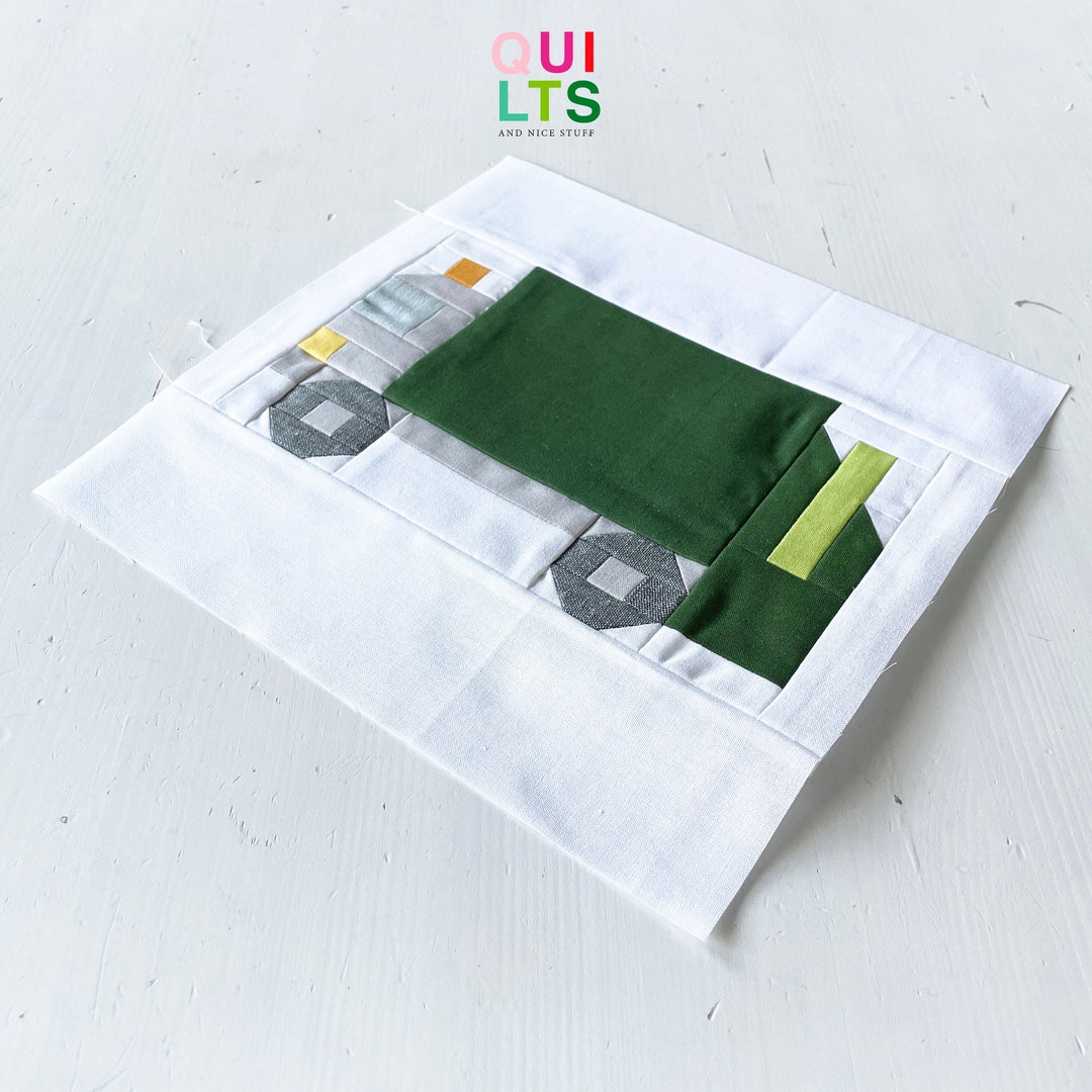 PDF Quilt Block Pattern – Garbage Truck – Vehicle Quilt Pattern - Etsy