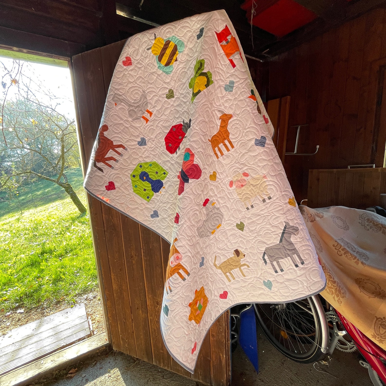 PDF Quilt Block Pattern – Donkey – Animal Quilt - Etsy