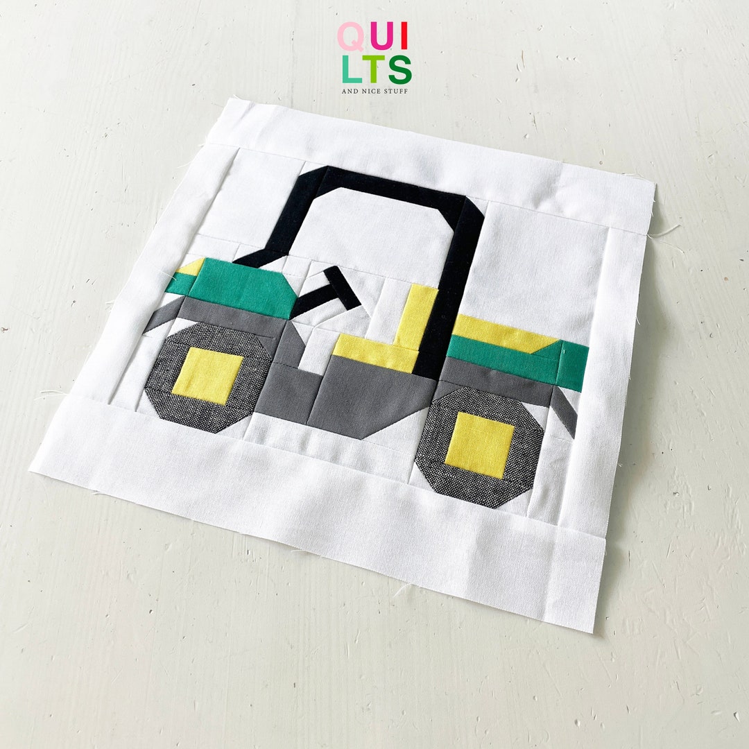 PDF Quilt Block Pattern – Gator Car – Vehicle Quilt - Etsy