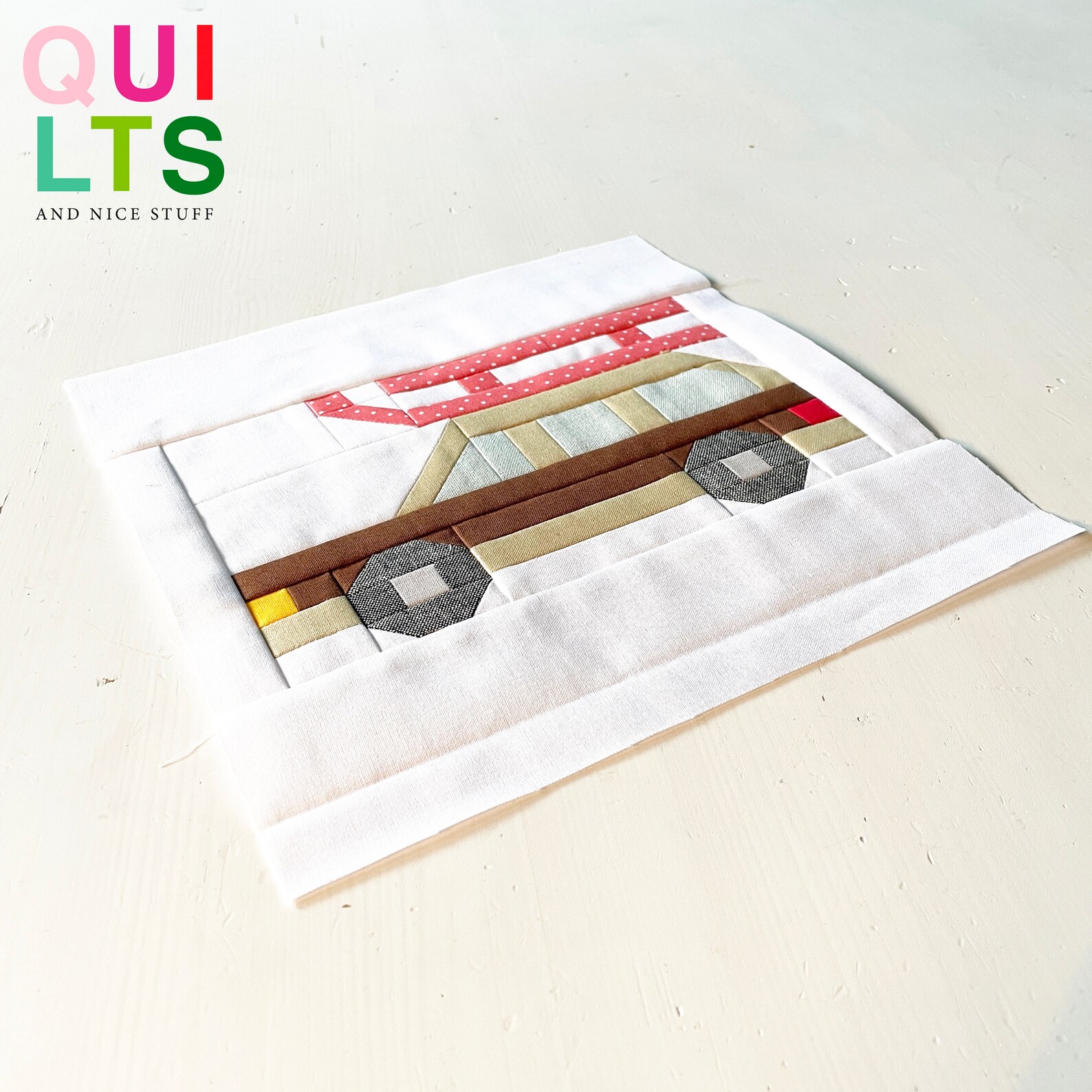 PDF Quilt Block Pattern Family Car With Sledge Christmas - Etsy